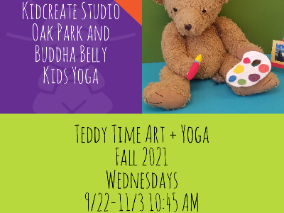 Teddy Time Art + Yoga with Buddha Belly Kids Yoga | Register for a ...